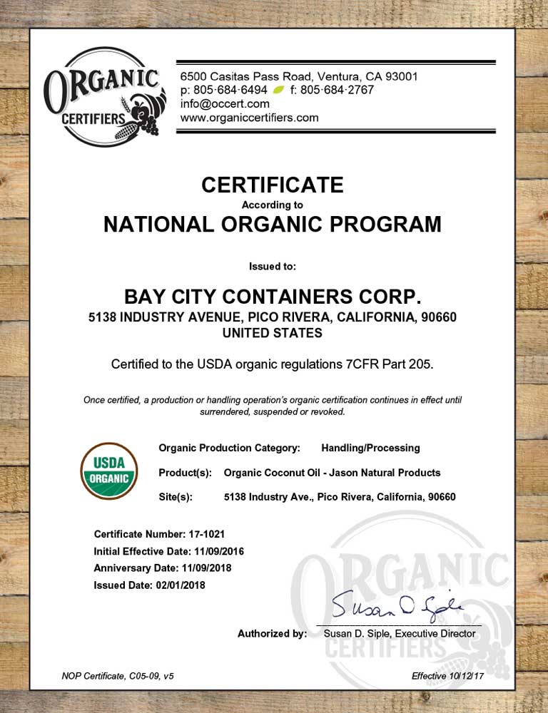 Certifications - Bay Cities
