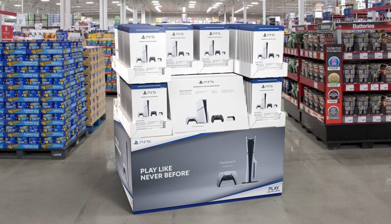 Sony PlayStation PS5 Costco Holiday Pallet Display - Bay Cities